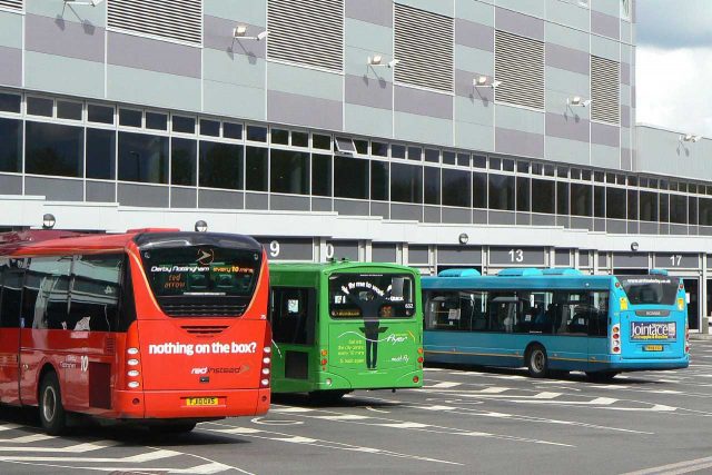 Derby Bus Station in Derby, Derbyshire | englandrover.com